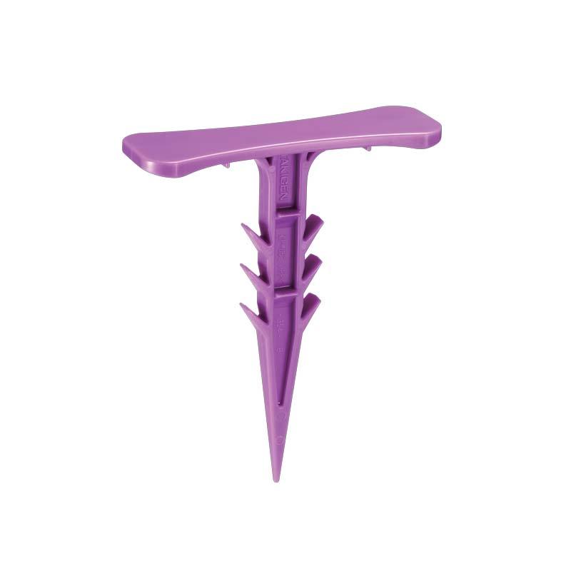 押えピン パープルトンボ CP-653 500本 タキゲン マルチシート押さえ 栽培 育苗 農業 園芸 作物 畑 ガーデニング サT 代引不可 ...