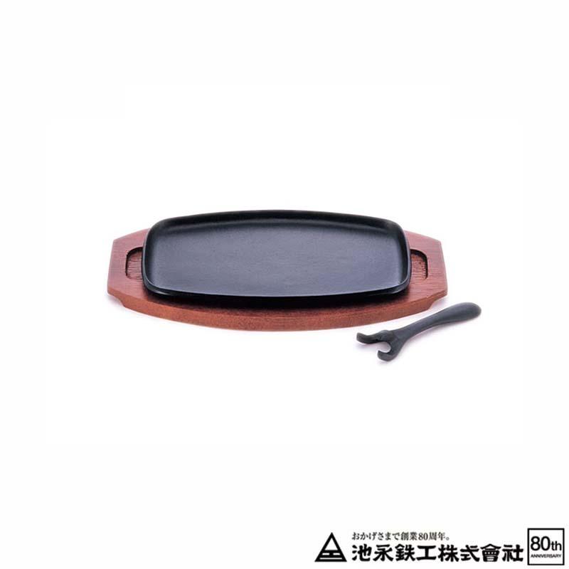 池永鉄工 ごくうまグルメ IHハンバーグプレートBIG 1P IH対応 ステーキ皿 鉄板 鉄の器 南部池永 吉K 代引不可 : プラスワイズ業者用専門店 - 通販 - Yahoo!ショッピング