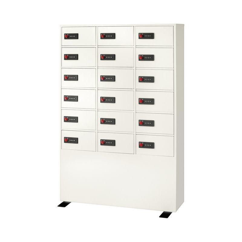 LKロッカー LK-40多扉シリーズ LK-418 EIKO エーコー ReZERO LOCK式 設置対応可 防犯 事務所 店舗 等に ...