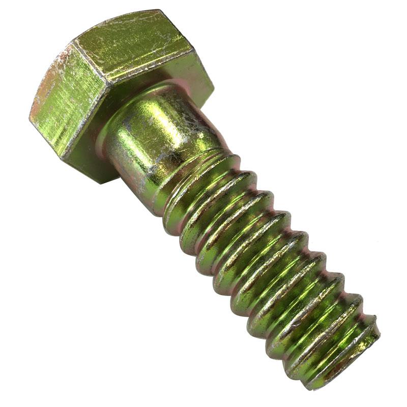 【45本】 Hug Bolt ハグボルト 仮ボルト ナット付 W22 首下90mm 有色クロメート 強度4.8 六角ボルト TONEJI ...