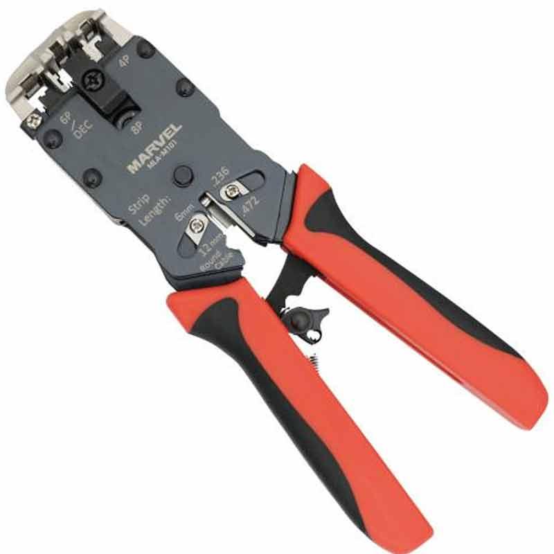 モジュラー 圧着工具 MLA-M101 4P 6P 8P プラグ対応 ラチェット機構 マーベルD : プラスワイズ建築 - 通販 - Yahoo!ショッピング
