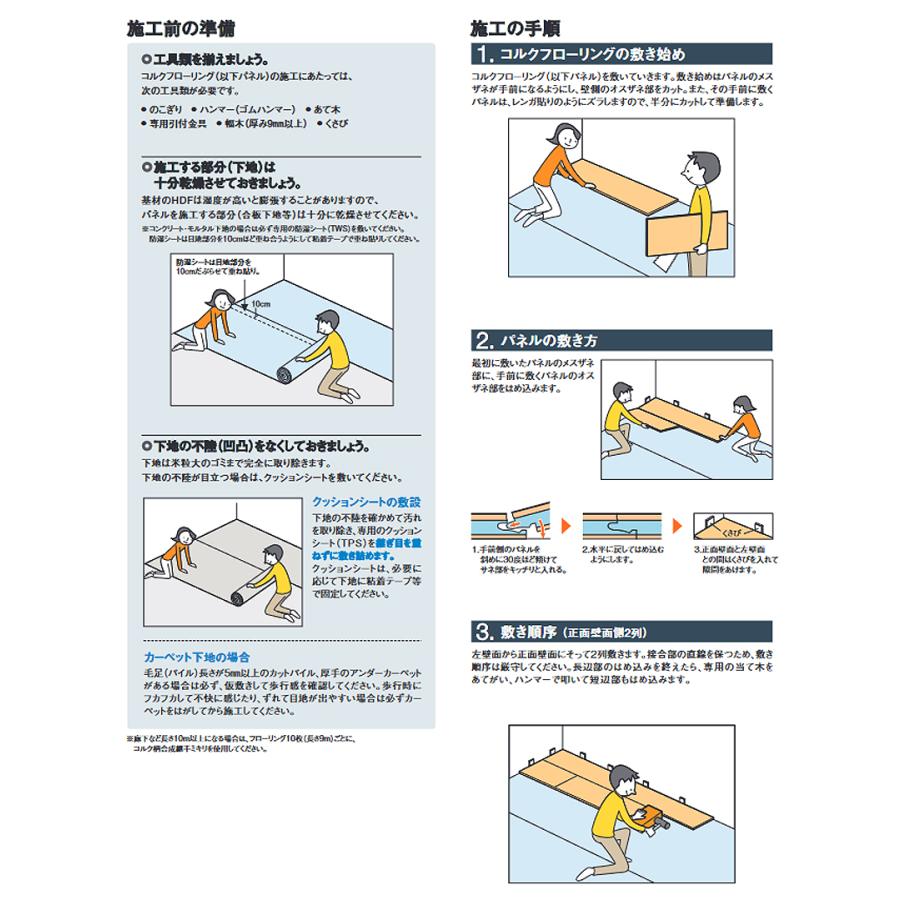 ウレタン仕上 コルクウッディフロア 3枚入 303x1818x12 CWF-612N 合板貼り 東亜コルク Lク 代引不可 : プラスワイズ ...
