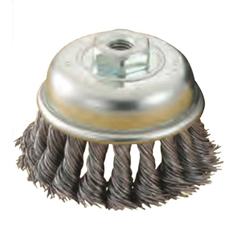 ナニワ研磨工業 ひねり型カップワイヤーブラシ 直径75xM10 ステンレス 0.50 PG-0117 53003020117 サビ落とし 塗装剥がし 下地処理 ナニワ 三冨D : プラスワイズ ...