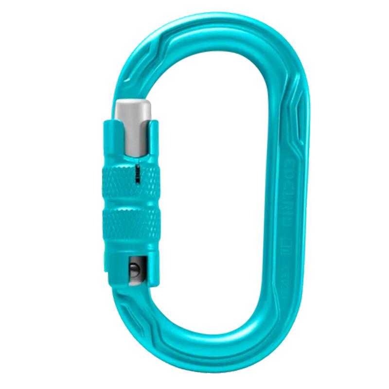 カラビナ オーバルパワー2500 トリプル シルバー/アイスミント エーデルリッド 縦25kN 横9kN 76g 高所作業 ロープアクセス EDELRID MIZO 代引不可 : 516250 ...