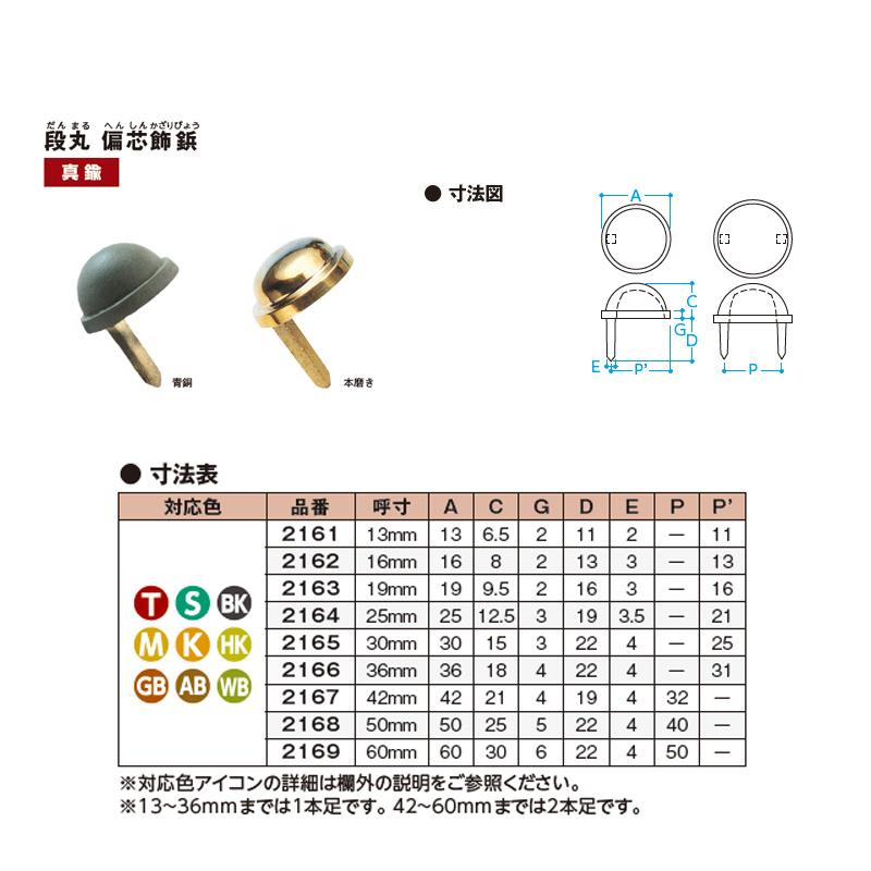 飾鋲 段丸 偏芯飾鋲 真鍮地 本磨き 19mm M2163 門金具 エイト 北別 アM 代引不可 : プラスワイズ建築 - 通販 - Yahoo!ショッピング