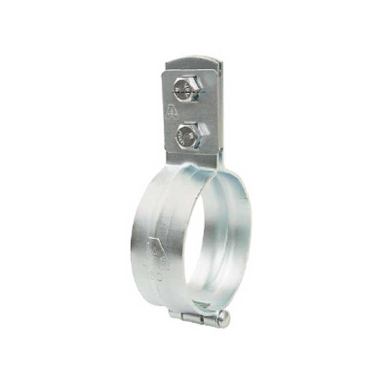 立配管金具 立バンド 15A 10個入 A10323 0024 配管支持金物 SGP管用 蝶番式 アカギ アMD : プラスワイズ建築 ...