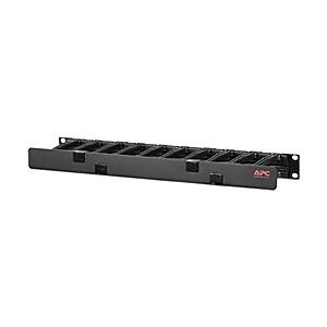 シュナイダーエレクトリック AR8602A Horizontal Cable Manager、1U x 4 Deep、Single-Sided ...