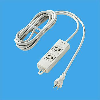 Panasonic WCH2432H OAタップ(接地15A抜け止め形)(2コ口・グレー)(3mコード付)(マグネット付) : PLUS YU - 通販 - Yahoo!ショッピング