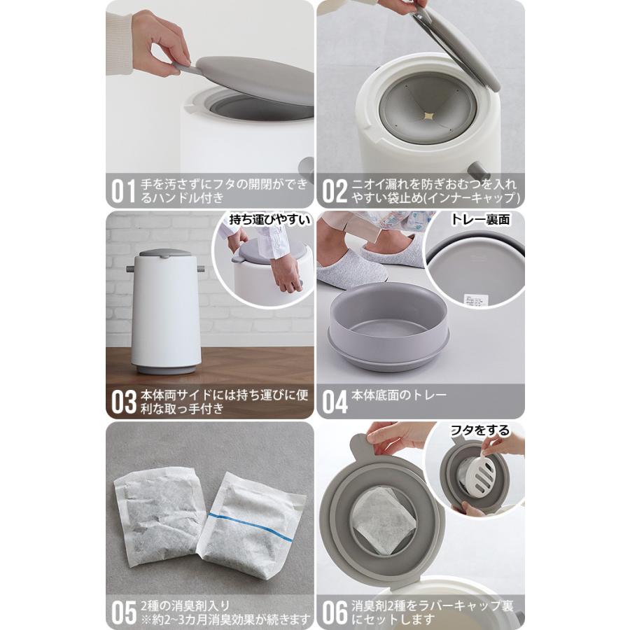 おむつ ゴミ箱 臭わない ライクイット ダイパーポット 密閉おむつペール like-it DIAPER POT : plywood - 通販 ...