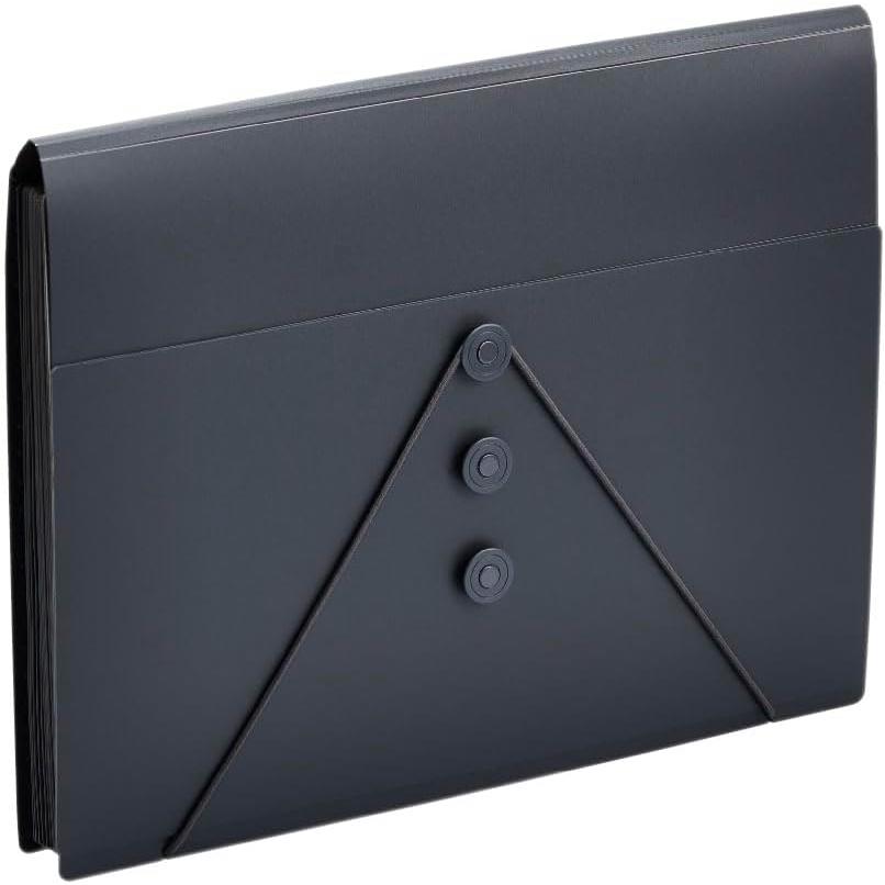 キングファイル キングジム ドキュメントファイル サクッと整理ドキュメントファイル フタ付 A4 黒 2290-BK : プレミアム オフィス コレクション - 通販 - Yahoo!ショッピング