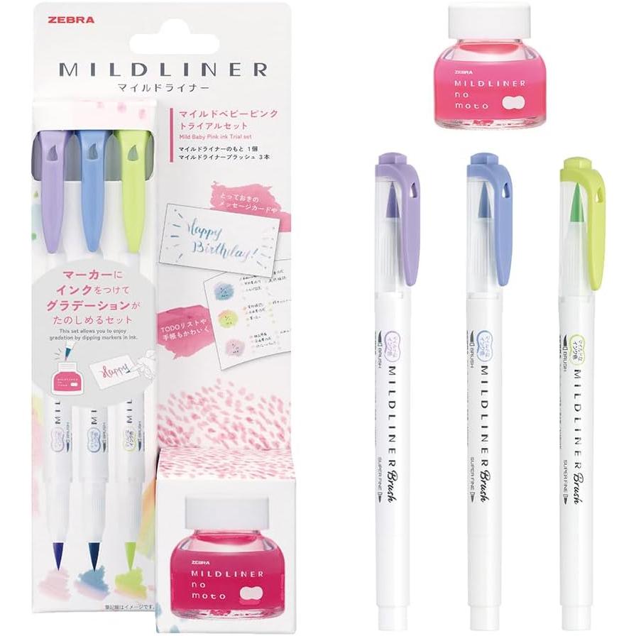 マイルドライナー ゼブラ 蛍光ペン ボトルインク マイルドライナーのもと マイルドベビーピンクセット SE-WI1-MBP : プレミアム オフィス コレクション - 通販 - Yahoo ...