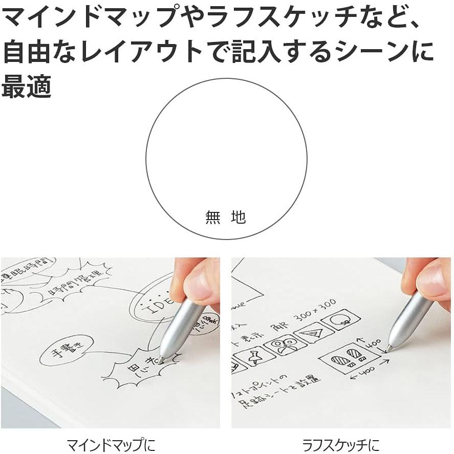 Campus（KOKUYO） コクヨ KOKUYO キャンパスノート 大人キャンパス 無地 B5 40枚 5冊パック ノ-4W-MX5SET グレー メール便発送 : プレミアム オフィス ...