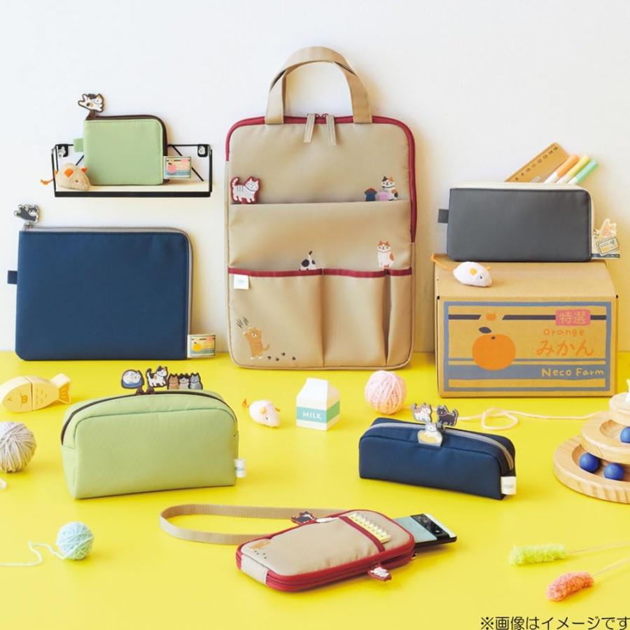 リヒトラブ にゃんシーン ねこ バッグインバッグ キャリングスリーブ ビスケットベージュ A-2226-16 : プレミアム オフィス コレクション - 通販 - Yahoo!ショッピング