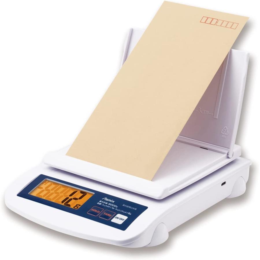 アスカ（ASKA） デジタルスケール DS5014U 最大5kg スタンド機能付き USB給電 郵便料金シール : プレミアム オフィス コレクション - 通販 - Yahoo!ショッピング