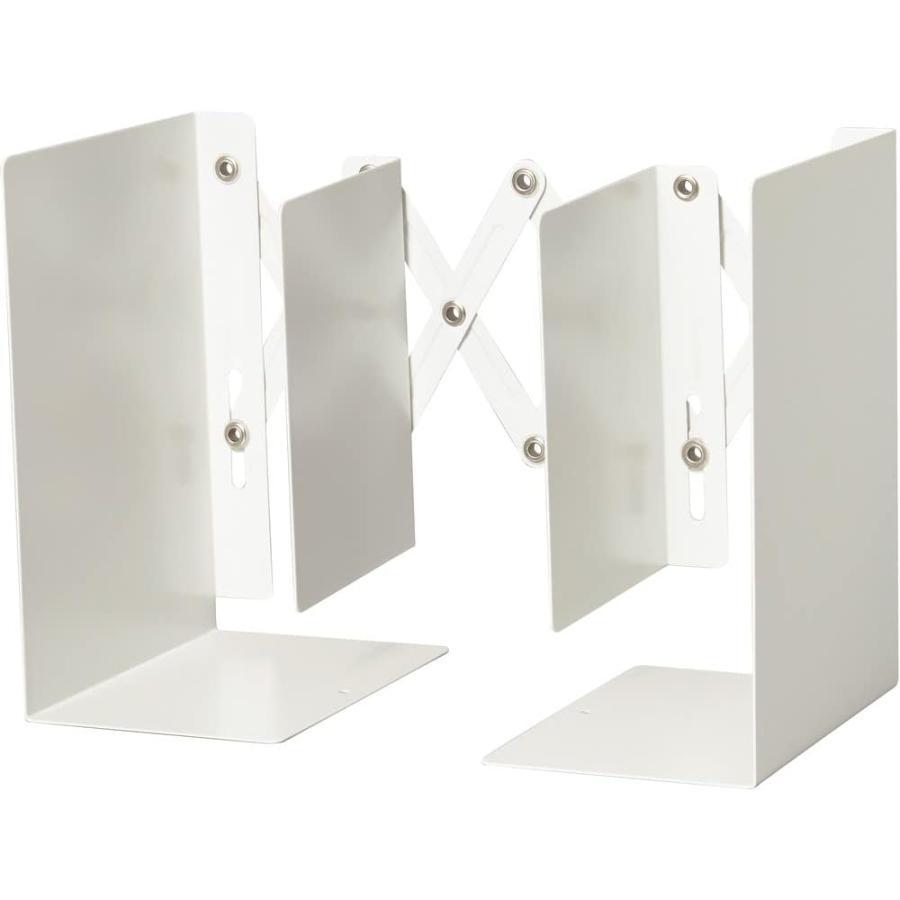 CARL カール事務器 伸縮できるブックエンド 倒れない 書籍 A4ファイル収納 整理整頓 ALB-55-W ホワイト : プレミアム オフィス コレクション - 通販 - Yahoo!ショッピング