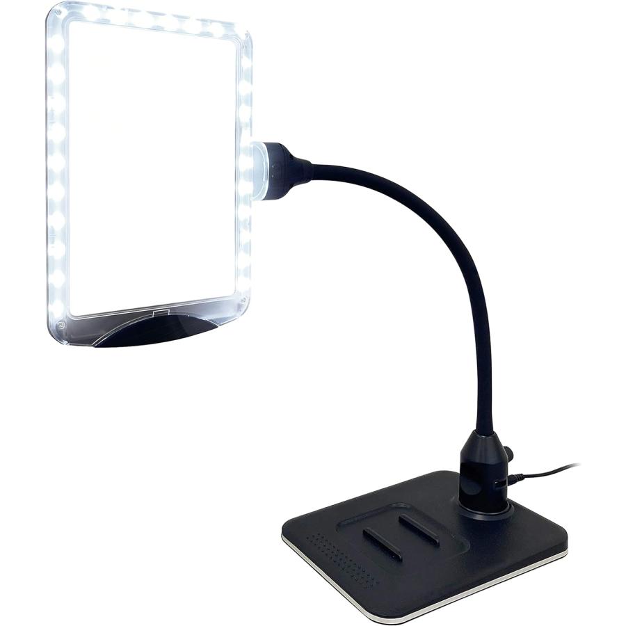 共栄プラスチック ルーペ スタンドライトルーペ LEDライト付き ブラック SR-75C-BL : プレミアム オフィス コレクション - 通販 - Yahoo!ショッピング