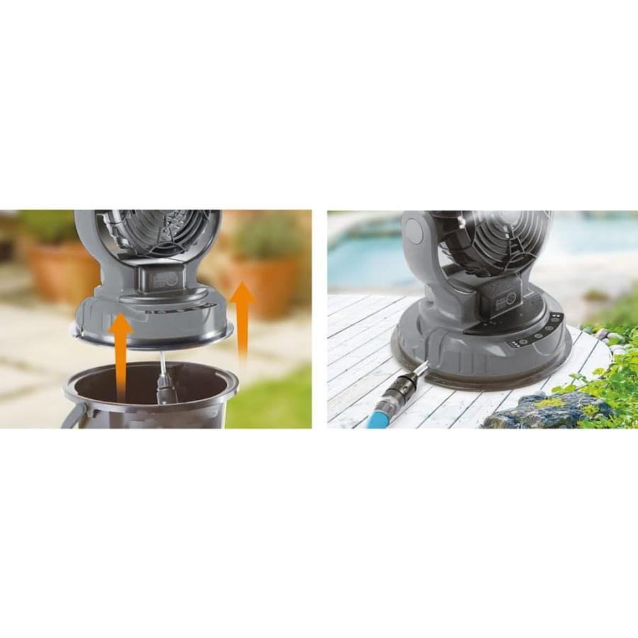 SHOWA ミストワークファン N23-06 充電式扇風機 ポータブル コードレス 熱中症 屋外 ファン : プレミアム オフィス コレクション - 通販 - Yahoo!ショッピング