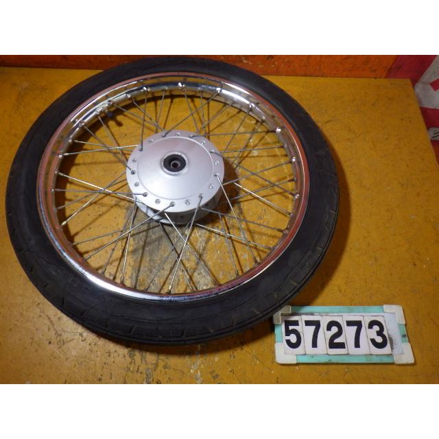 57273 ホンダ CD50-250〜 ベンリィ50S '99 12V 純正 フロントホイール 曲がり無 フタバ 17×1.40 : ぽちっと ...