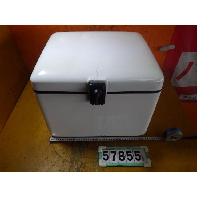 57855 ホンダ JA07-110〜 スーパーカブ110 '11 17インチ車 JMS FRP製 リアボックス ラゲージケース 割れあり ...