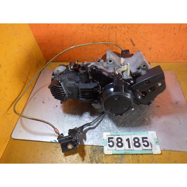 58185 カワサキ KL110A-A03〜 KSR110 '04 純正 エンジン 油圧クラッチ仕様 現役使用可能 動画あり : ぽちっと ...