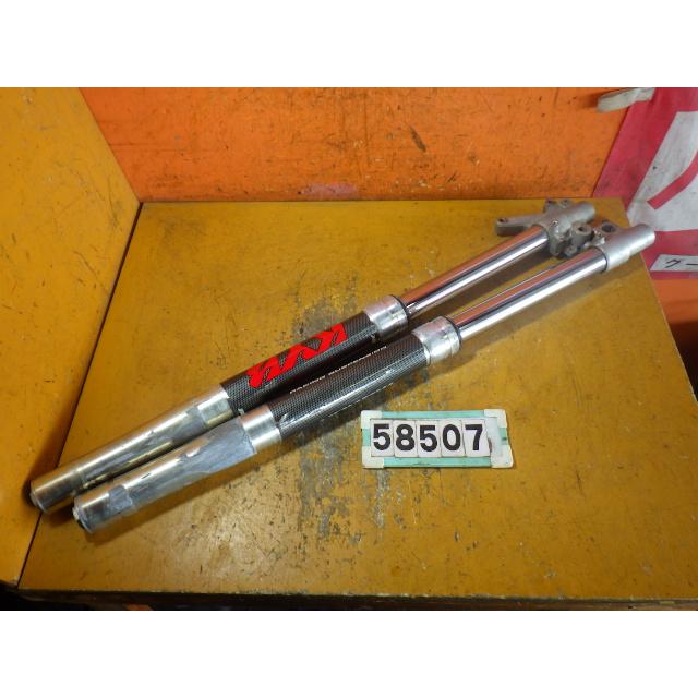 58507 カワサキ LX250E-351〜 D-トラッカー '02 純正 フロントフォーク 曲がり無 漏れあり（検 KLX250 ...