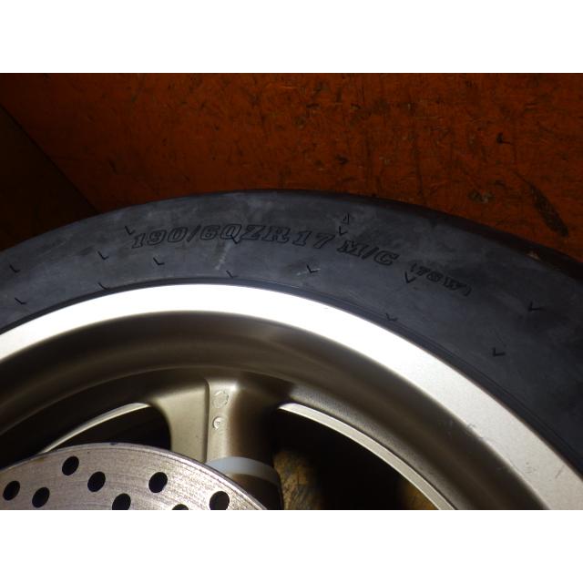 61203 ホンダ SC40-108〜 CB1300SF '02 純正 リアホイール 曲がり無 17×5.50 ディスク 5.9mm ...