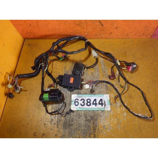 63844 カワサキ EL250A-048〜 エリミネーター250SE '96 純正 メインハーネス イグナイター スターターリレー 他電装品 ...
