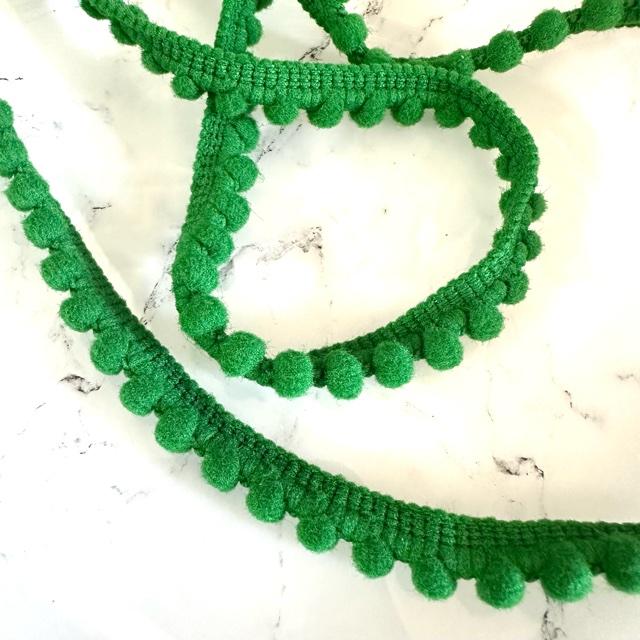 1ヤード ポンポントリムリボン ブレード 10mm幅 / グリーン : Guild by PoD 手芸パーツ・素材店 - 通販 - Yahoo ...