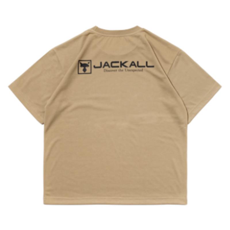 JACKALL ジャッカル ウェア バックロゴTシャツ TS-A002 L サンドベージュ : 釣具のポイント - 通販 - Yahoo!ショッピング