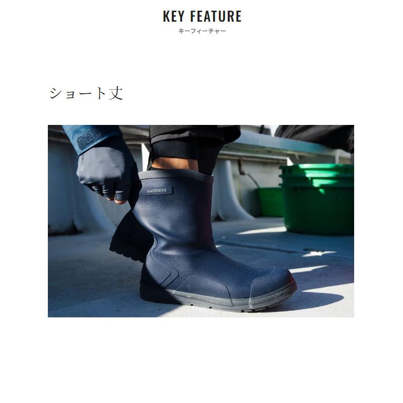 シマノ フットウェア ショートデッキブーツ L チャコール FB-341X シマノ（SHIMANO） フットウェア ショートデッキブーツ L チャコール