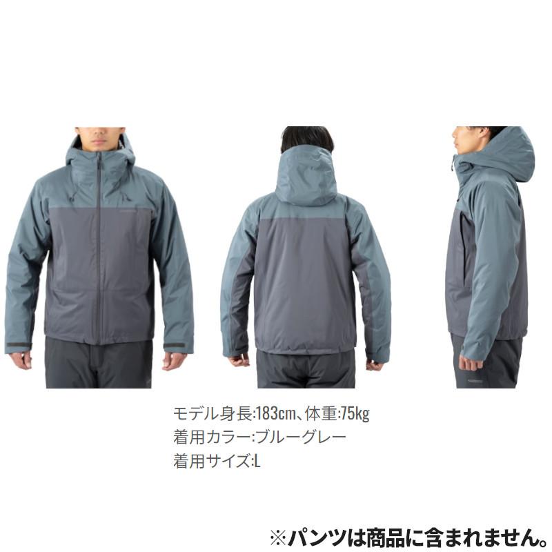 シマノ（SHIMANO） 【アウトレット】 防寒ウェア インサレーション レインジャケット 2XL ブルーチャコール RB-034W : 釣具 ...