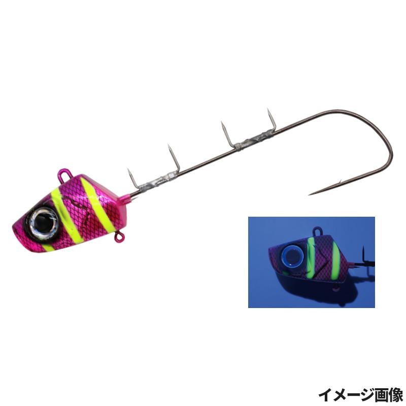 Hayabusa 瞬貫船太刀魚テンヤ 速掛型2 フッ素コーティングフック 40号 4.パープルチャートゼブラグロー SW417 : 釣具の ...