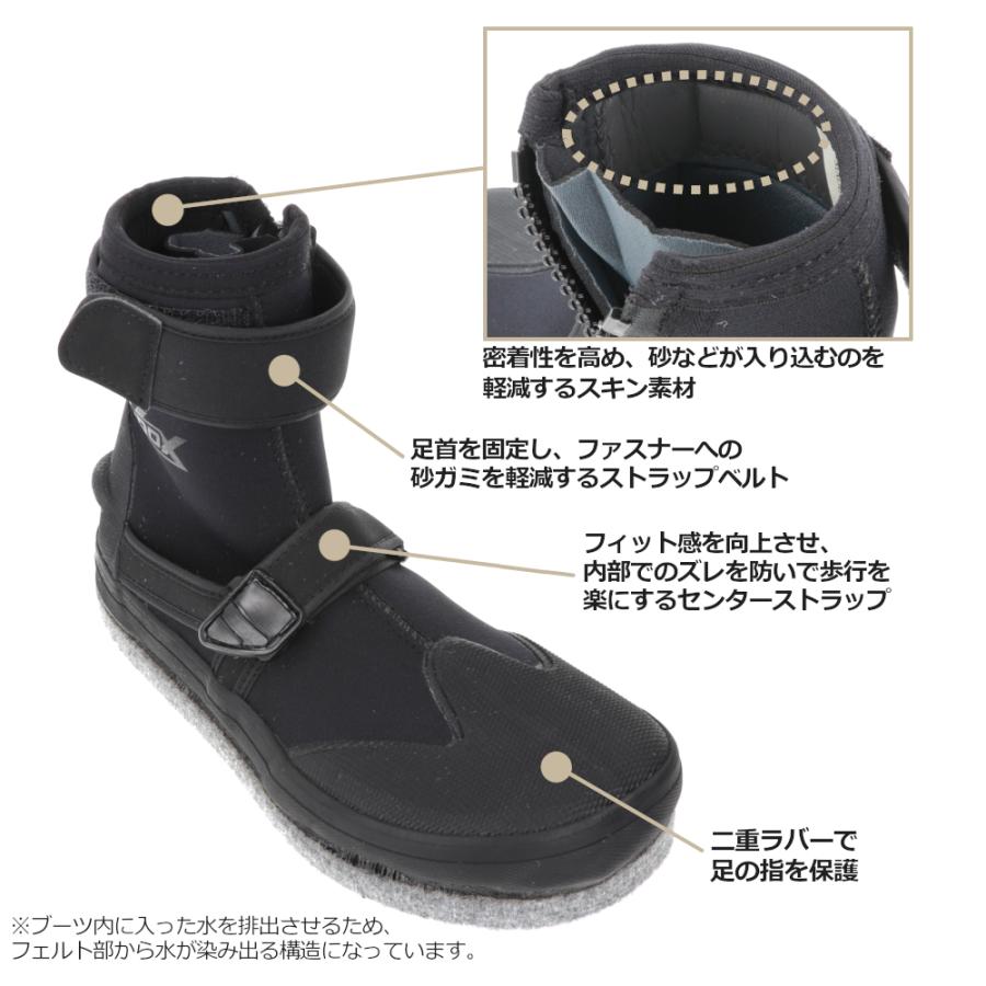 フットウェア XOOX フェルトスパイクサーフブーツ 27.0cm XL ブラック : 4996774111515 : 釣具のポイント - 通販 - Yahoo!ショッピング