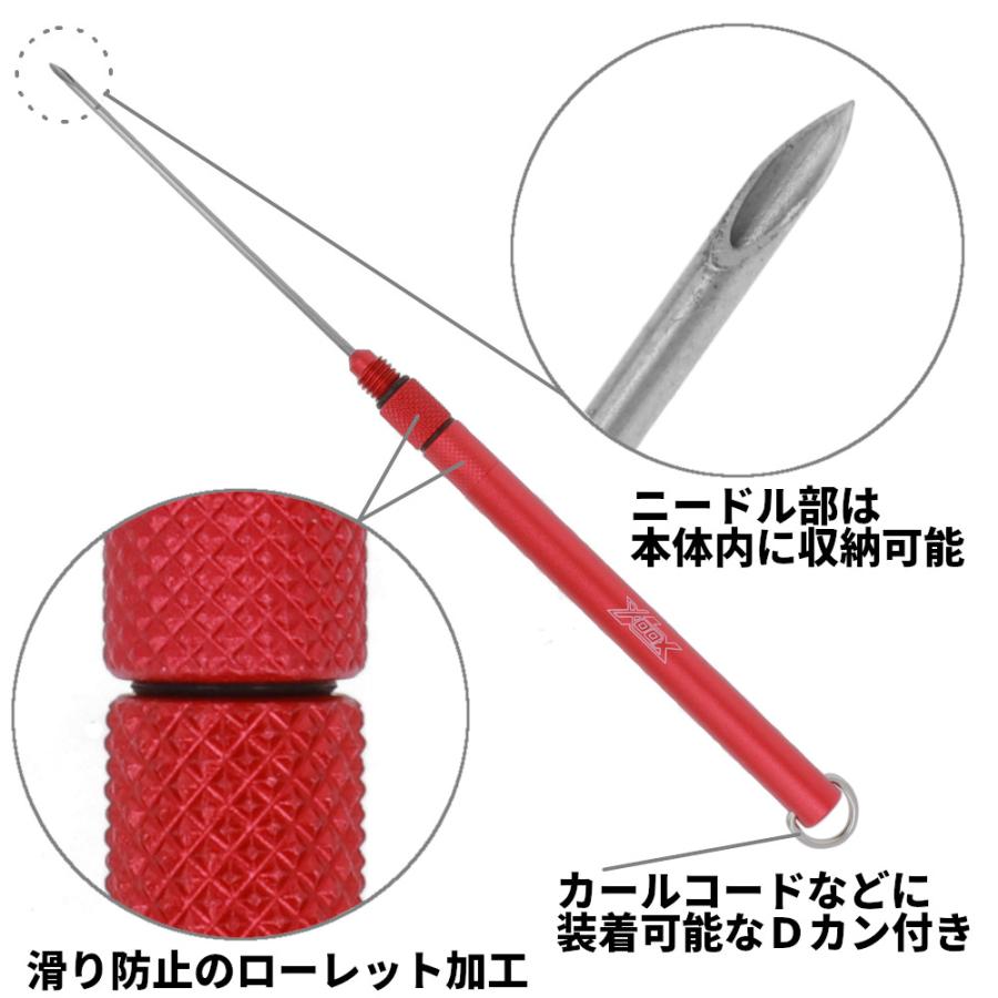 XOOX エア抜きニードル ロング【ゆうパケット】 : 釣具のポイント - 通販 - Yahoo!ショッピング
