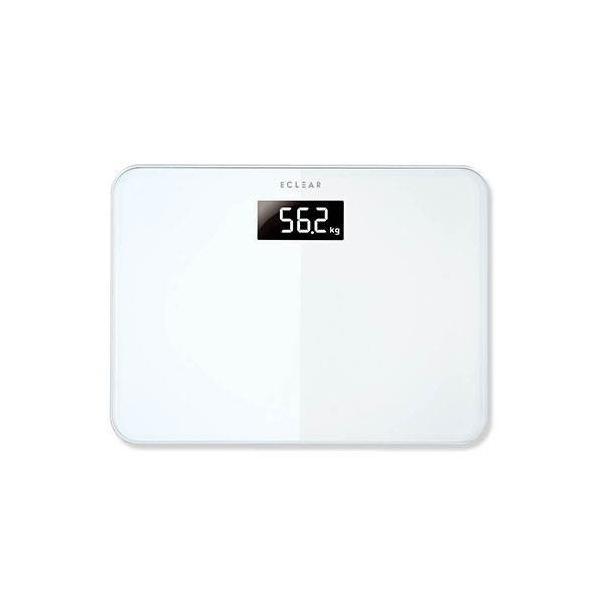 ELECOM エレコム HCS-S01WH エクリア 体重計 デジタル シンプル デザイン コンパクト スリム HCS-S01シリーズ ガラス天板 ホワイト : むさしのメディア - 通販 ...
