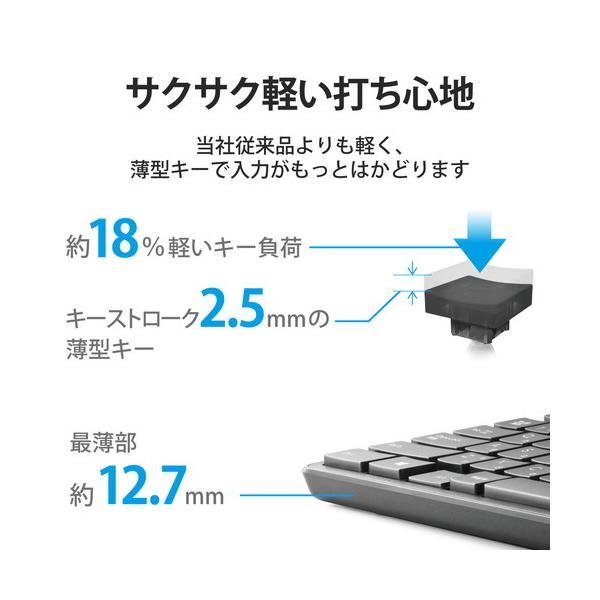 ELECOM 【正規代理店】 エレコム TK-FDM110TKBK 無線キーボード フルサイズ 無線 薄型フルキーボード メンブレン式 抗菌 ブラック Windows11 : むさしのメディア ...