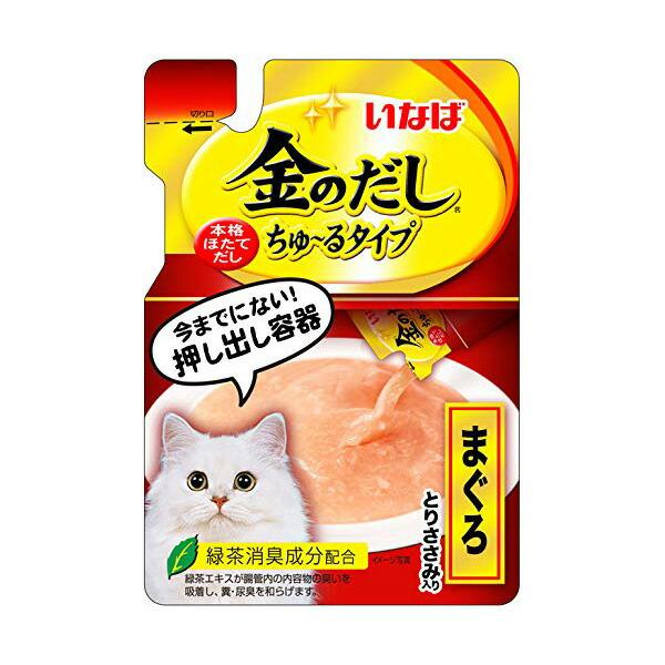 金のだし 【16個セット】 いなば ちゅ るタイプ まぐろ とりささみ入り 140g ペースト 一般食 IC-181 いなばペットフード チュール : むさしのメディア - 通販 ...