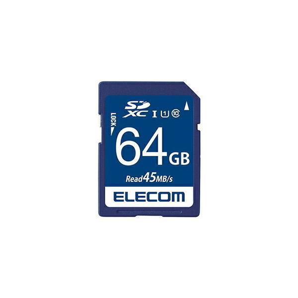 ELECOM 【正規代理店】 エレコム MF-FS064GU11R SDカード データ復旧サービス付き SDXCカード (UHS-I U1) 64GB : むさしのメディア - 通販 ...