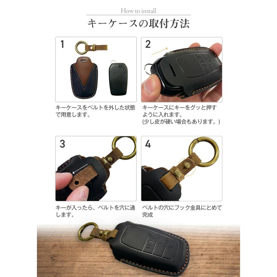 レザー キーカバー 本革 レクサス キーケース LEXUS NX RX UX : POLA LAB - 通販 - Yahoo!ショッピング