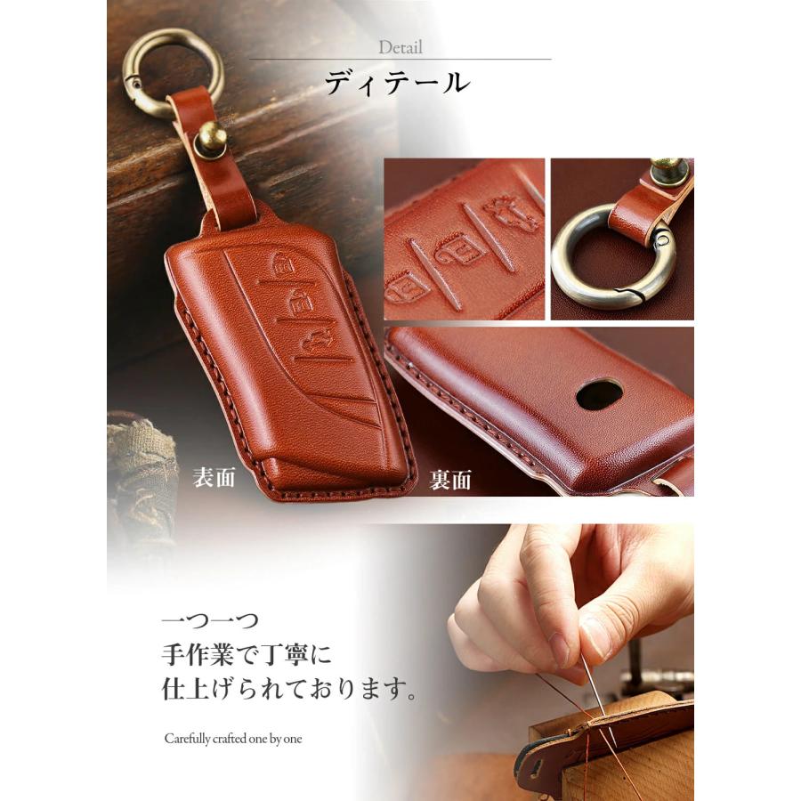 レザー キーカバー 本革 レクサス キーケース LEXUS NX RX UX : POLA LAB - 通販 - Yahoo!ショッピング