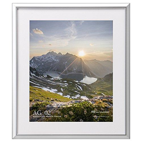 ハクバ HAKUBA 額縁 アルミ AG-02 4切 シルバー FAG2-SV4 : Polaris - 通販 - Yahoo!ショッピング