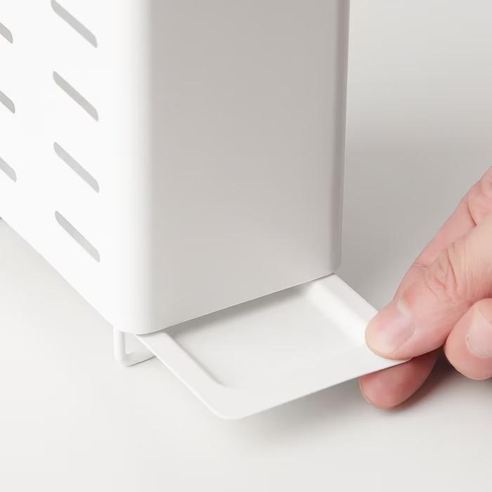 IKEA Original VALVARDAD -ヴェルヴォルダード- カトラリースタンド ベージュ/亜鉛メッキ 13 cm :ikea ...