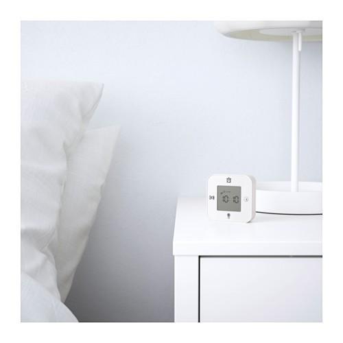 イケア 【 IKEA - -】KLOCKIS -クロッキス- 時計/温度計/アラーム/タイマー ホワイト 7x7cm (502.770.05 ...