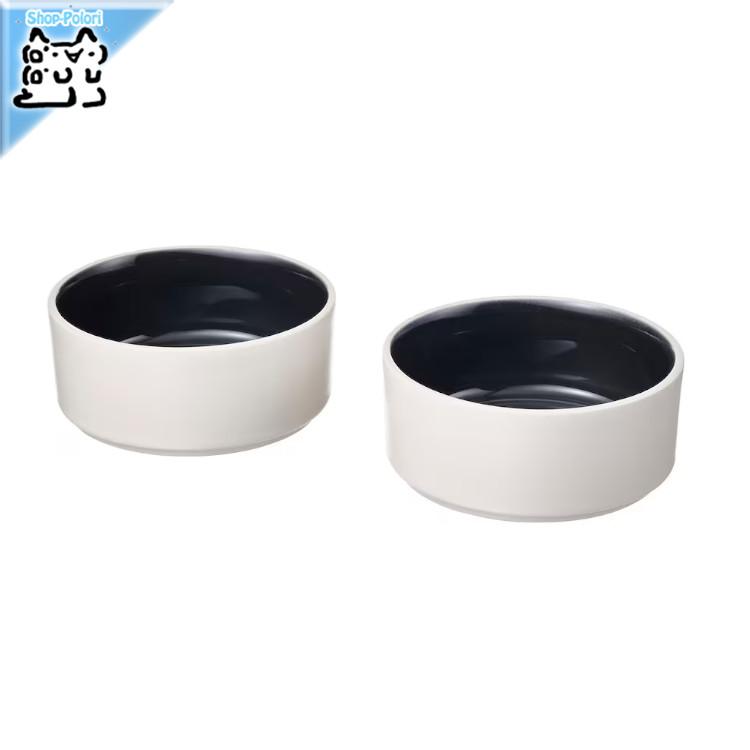 イケア IKEA - OMBONAD オンボナド ボウル ダークグレー 11 cm 2 ピース (605.033.00) : Shop ...