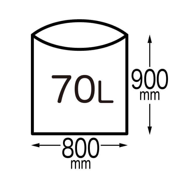 【1200枚】UN-79-3 ごみ袋 70L 0.035mm厚 半透明 10枚x40冊x3箱 1冊あたり223.1円 :UN-79-3:ポリスタジアムヤフー店 - 通販 - Yahoo!ショッピング
