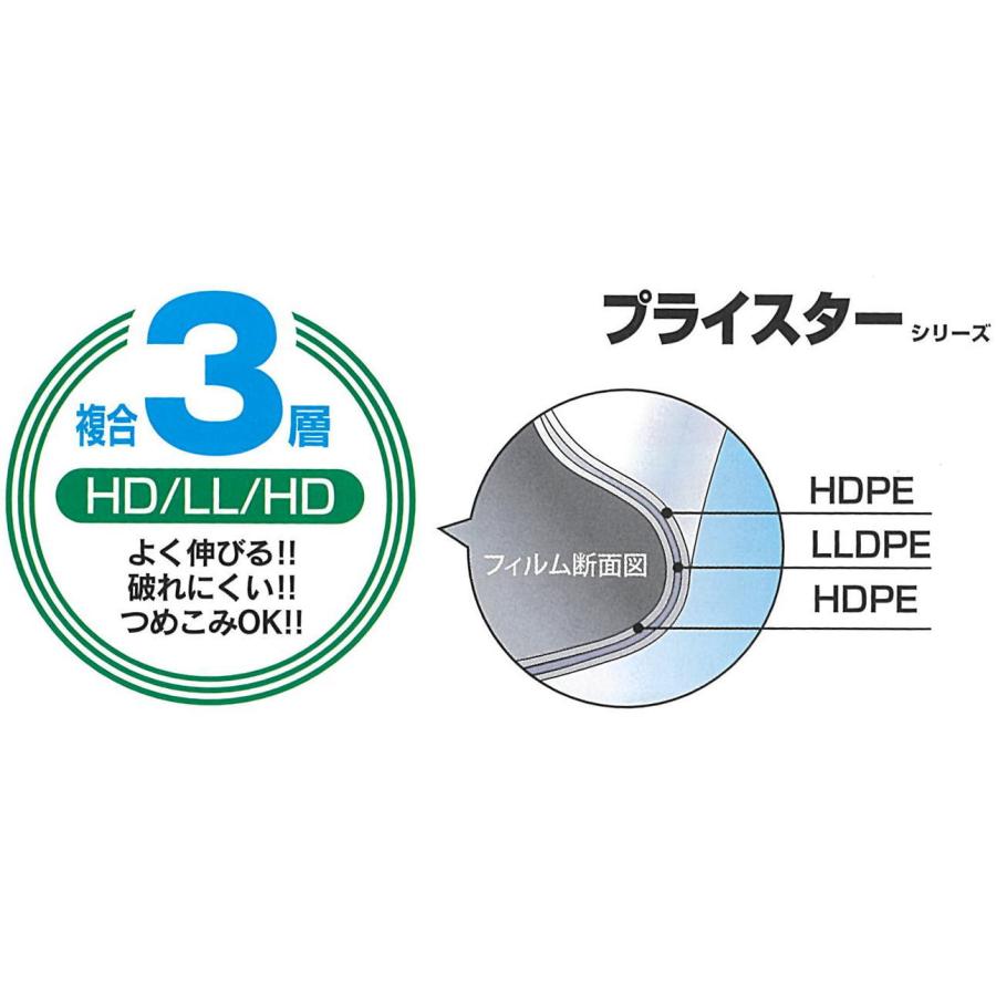 3層構造ゴミ袋70L 半透明 厚さ0.018mm 800X900（1箱800枚入）PS79 : ポリマルシェ - 通販 - Yahoo!ショッピング