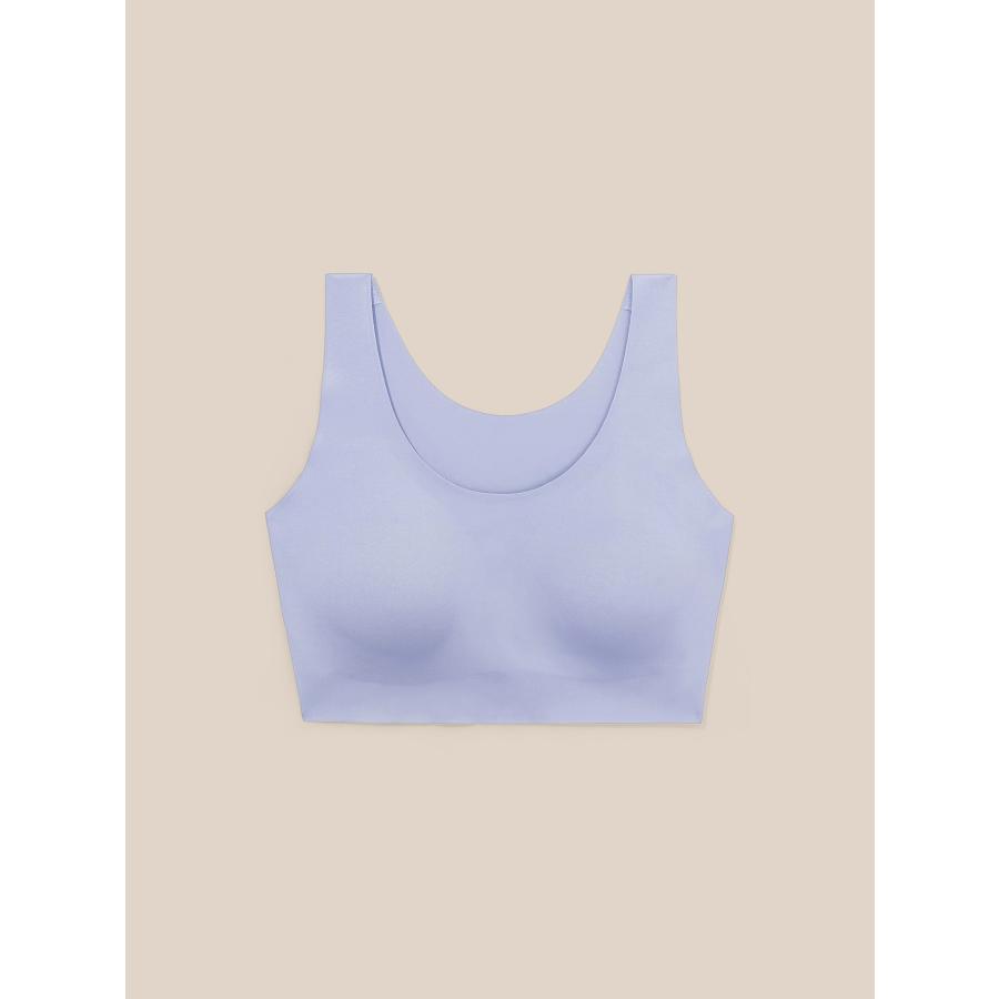 LILYSILK(リリーシルク) ナイトブラ スポブラ シームレス ワイヤレス ノンワイヤー シルク 肌に優しい シンプル 涼しい ブラジャー おすすめ カップレス : POLYVALENT ...