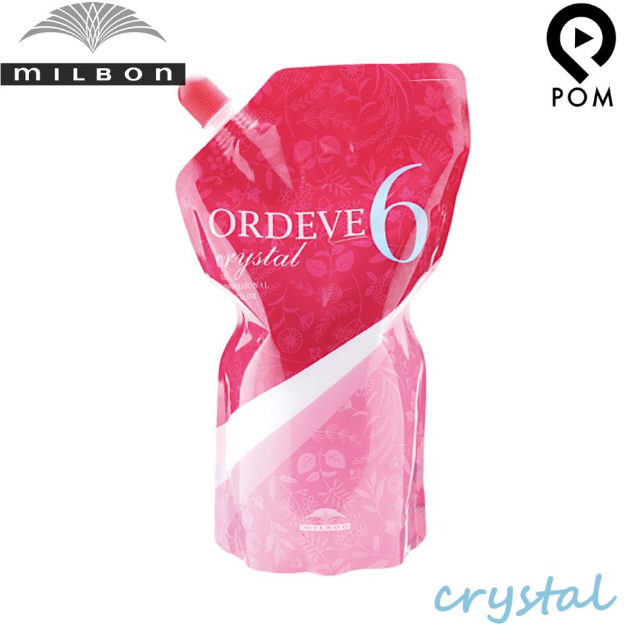 ORDEVE ミルボン オルディーブ クリスタル 2剤 オキシダン 6% 1000ml | オキシ デベロッパー 業務用 : pom-store Yahoo!店 - 通販 - Yahoo!ショッピング