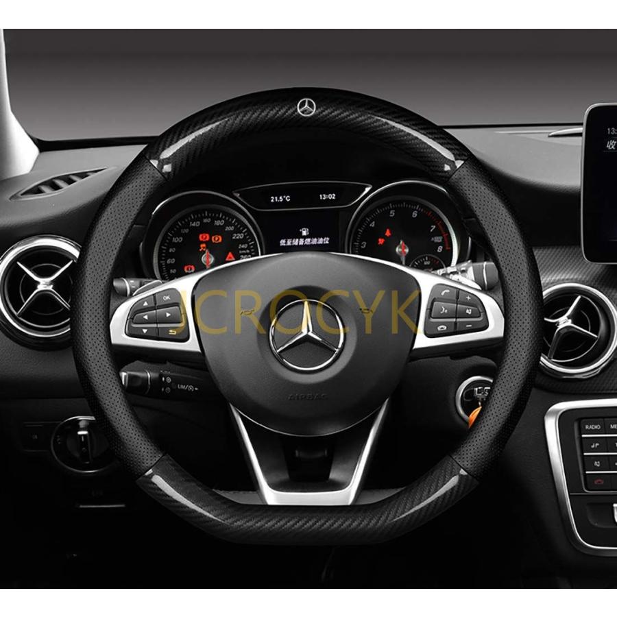 ベンツ ハンドルカバー本革 ステアリングカバー S300h S400 S400h S550 S600 GLC GLE CLA CLS GLA GLK SL GL W219 W209 W230 ...