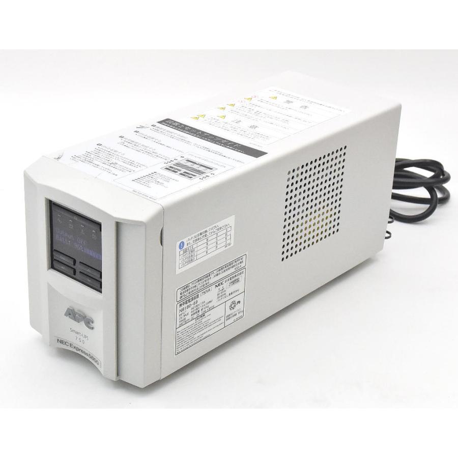 NEC(APC OEM) Express5800 Smart-UPS 750 100V対応据え置き型液晶コンソールつきUPS 出力容量500W ...